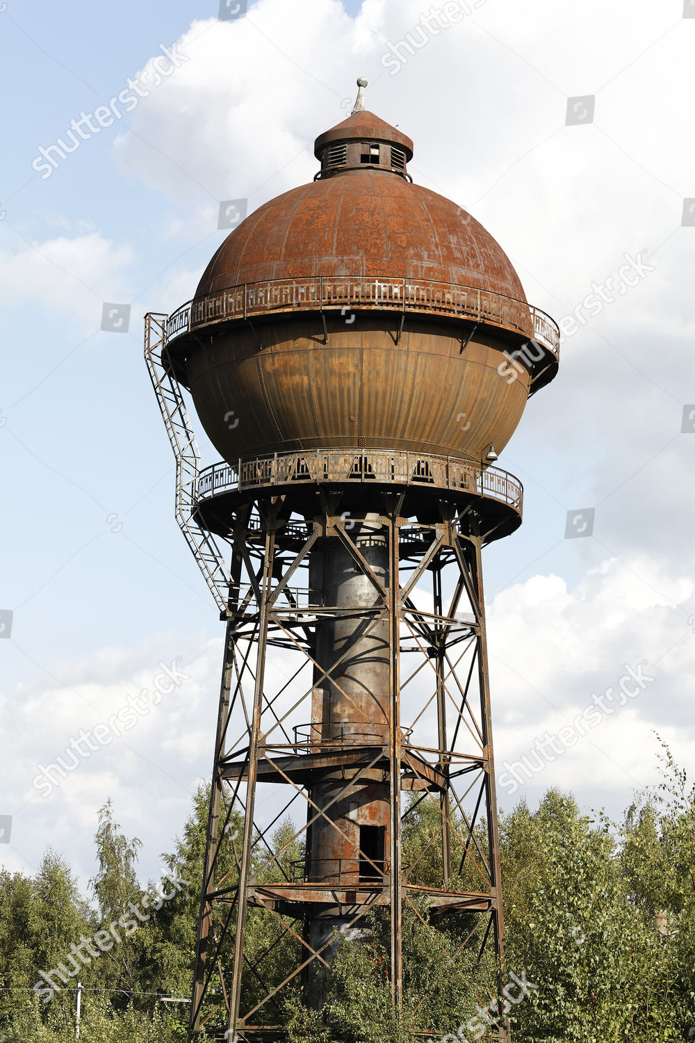 Historic Water Tower South Spherical Water Editorial Stock Photo ...