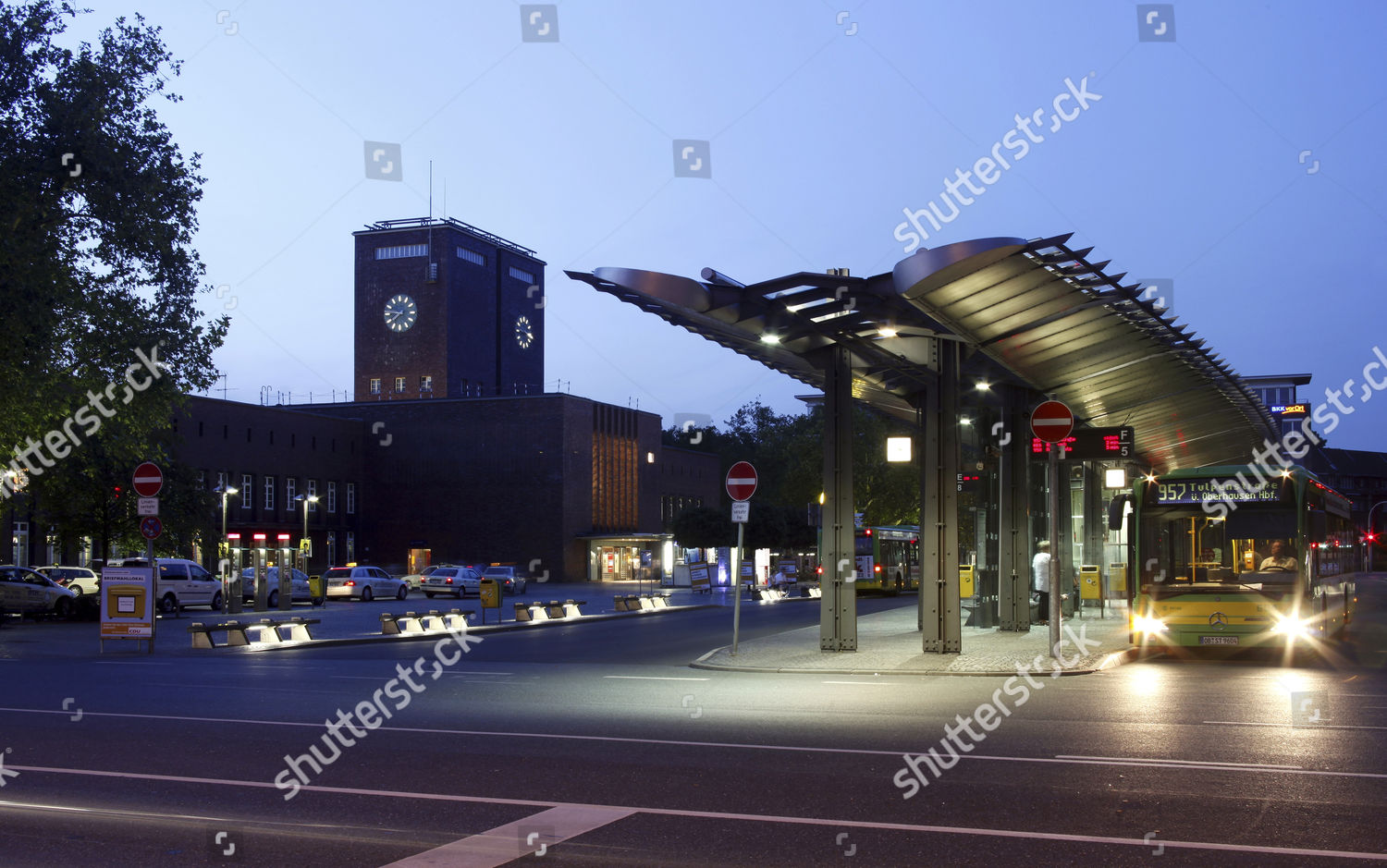 Bus Station Front Main Railway Station Editorial Stock Photo - Stock ...