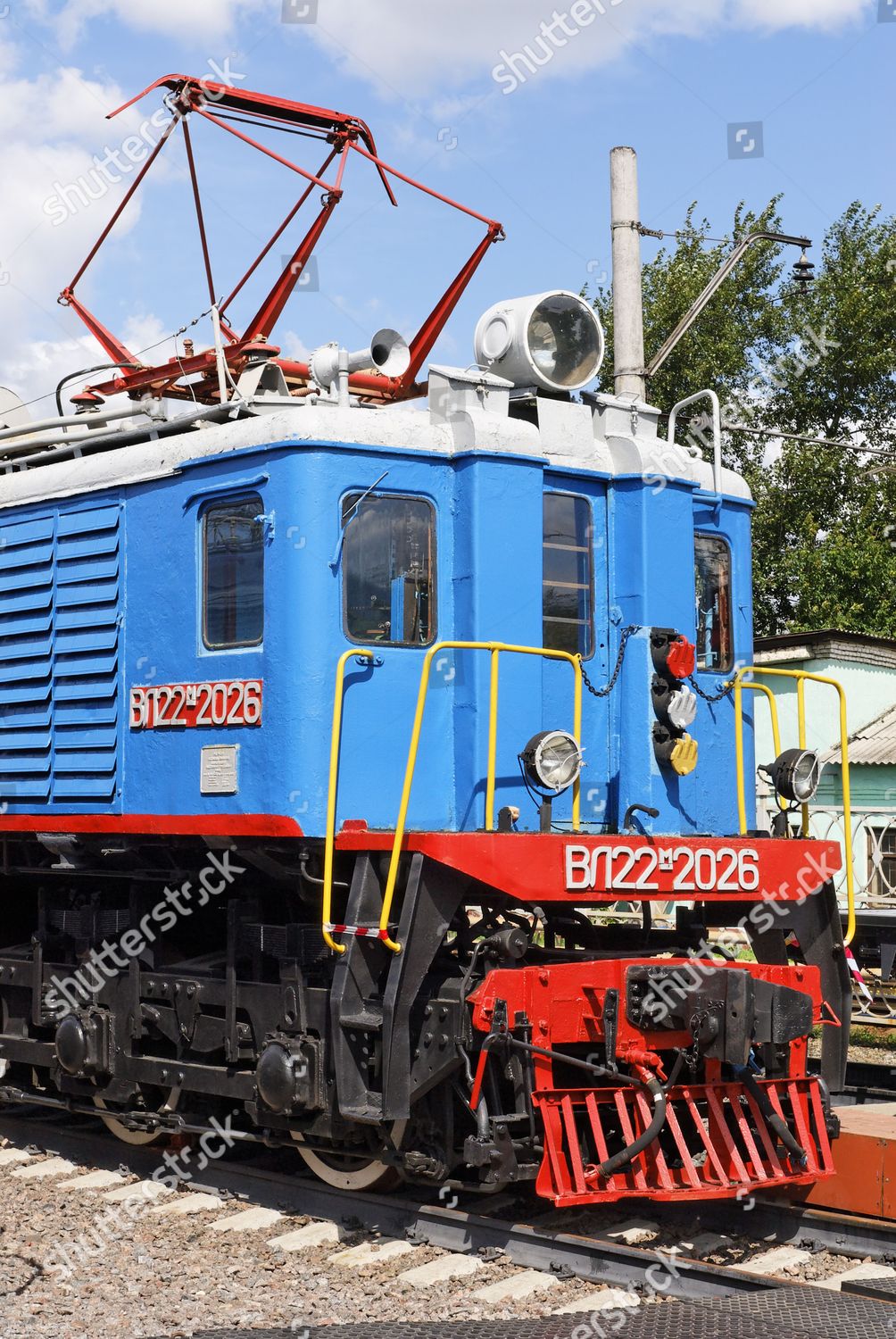Soviet Electric Locomotive Vl22m Built 1958 Editorial Stock Photo ...