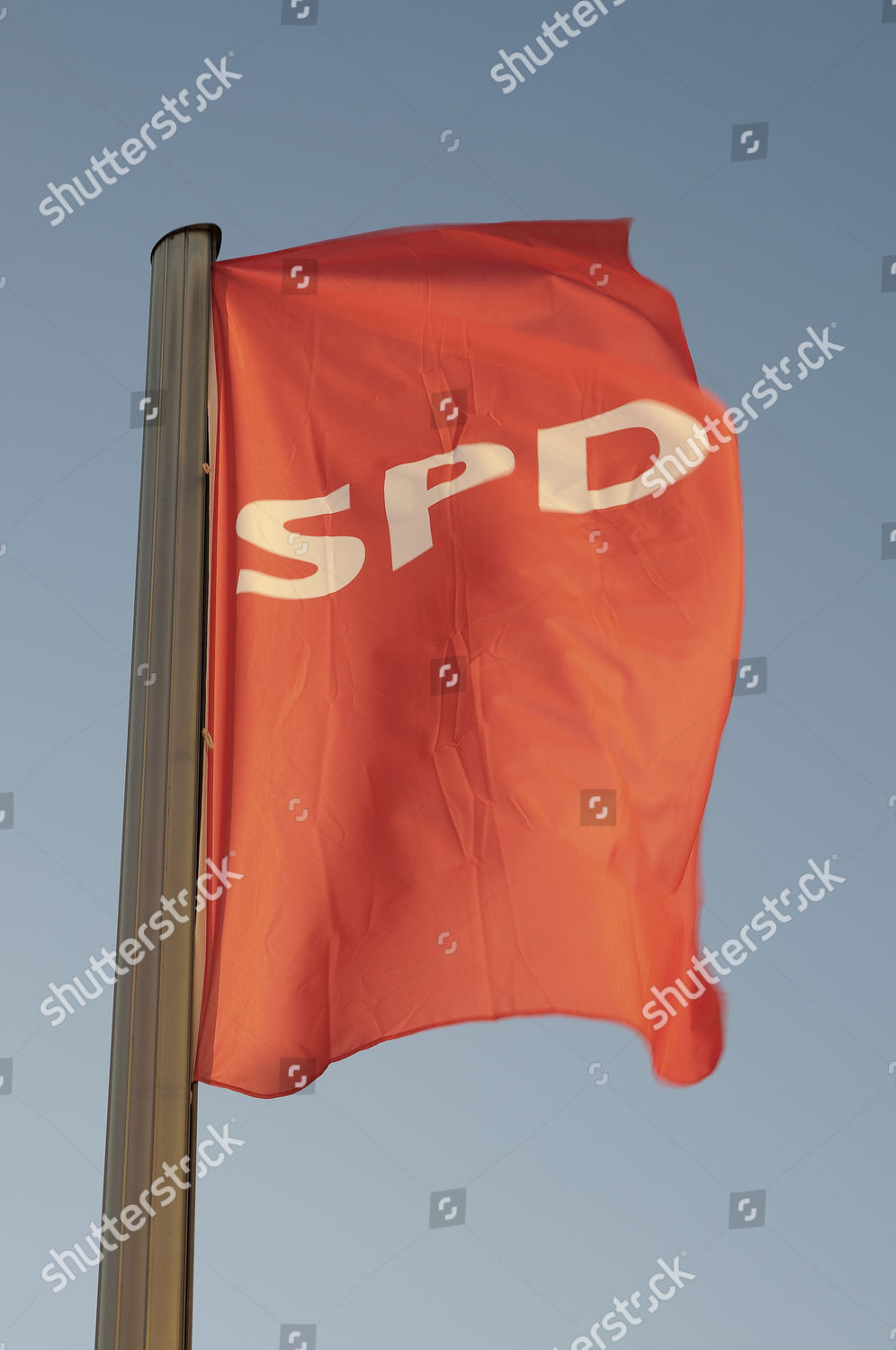 Flag Spd Social Democratic Party Germany Editorial Stock Photo - Stock ...