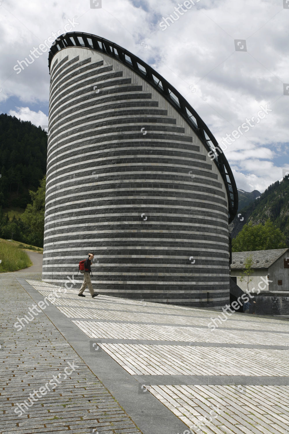 GRANITE CHURCH DESIGNED BY STAR ARCHITECT Editorial Stock Photo - Stock ...