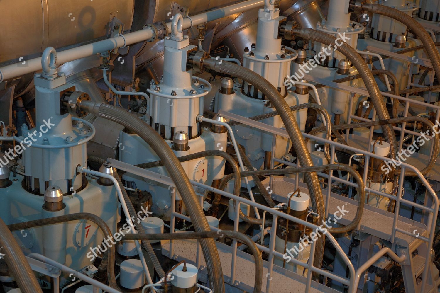 Engine Room Cargo Ship Editorial Stock Photo - Stock Image | Shutterstock