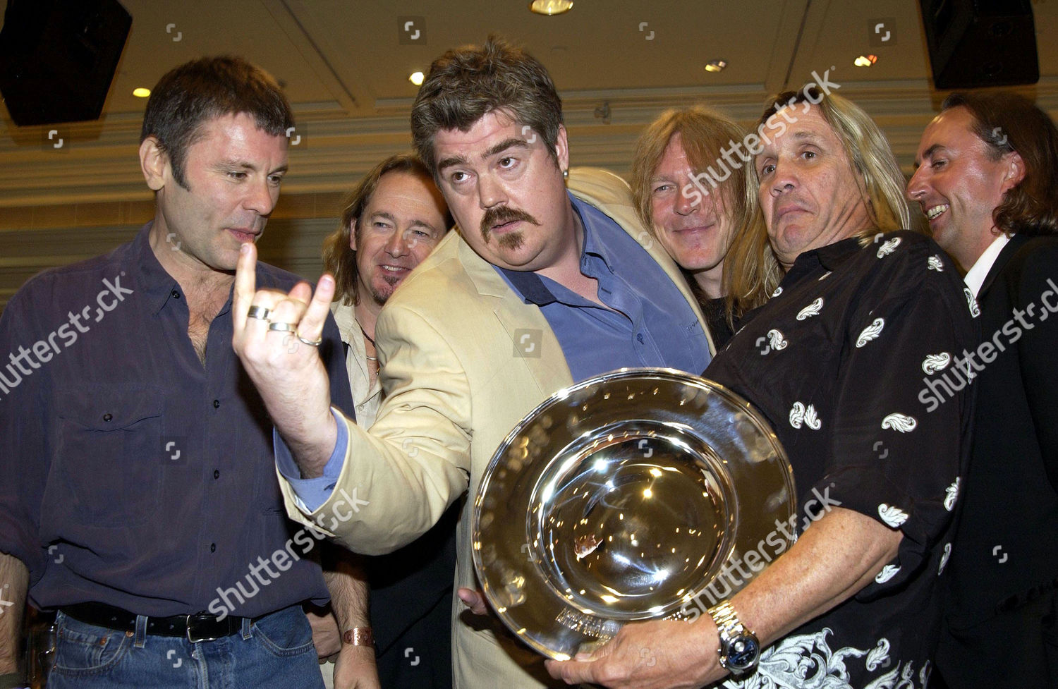 Bruce Dickinson Adrian Smith Phill Jupitus Editorial Stock Photo ...