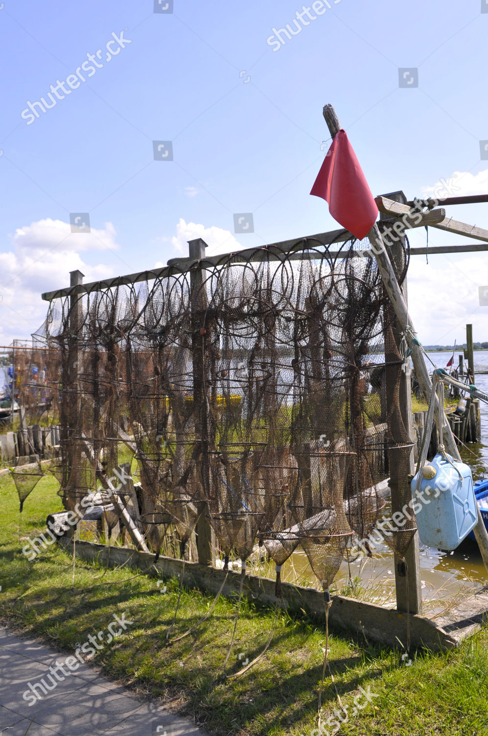 Fish Traps Drying Fishing Village Holm Editorial Stock Photo - Stock ...