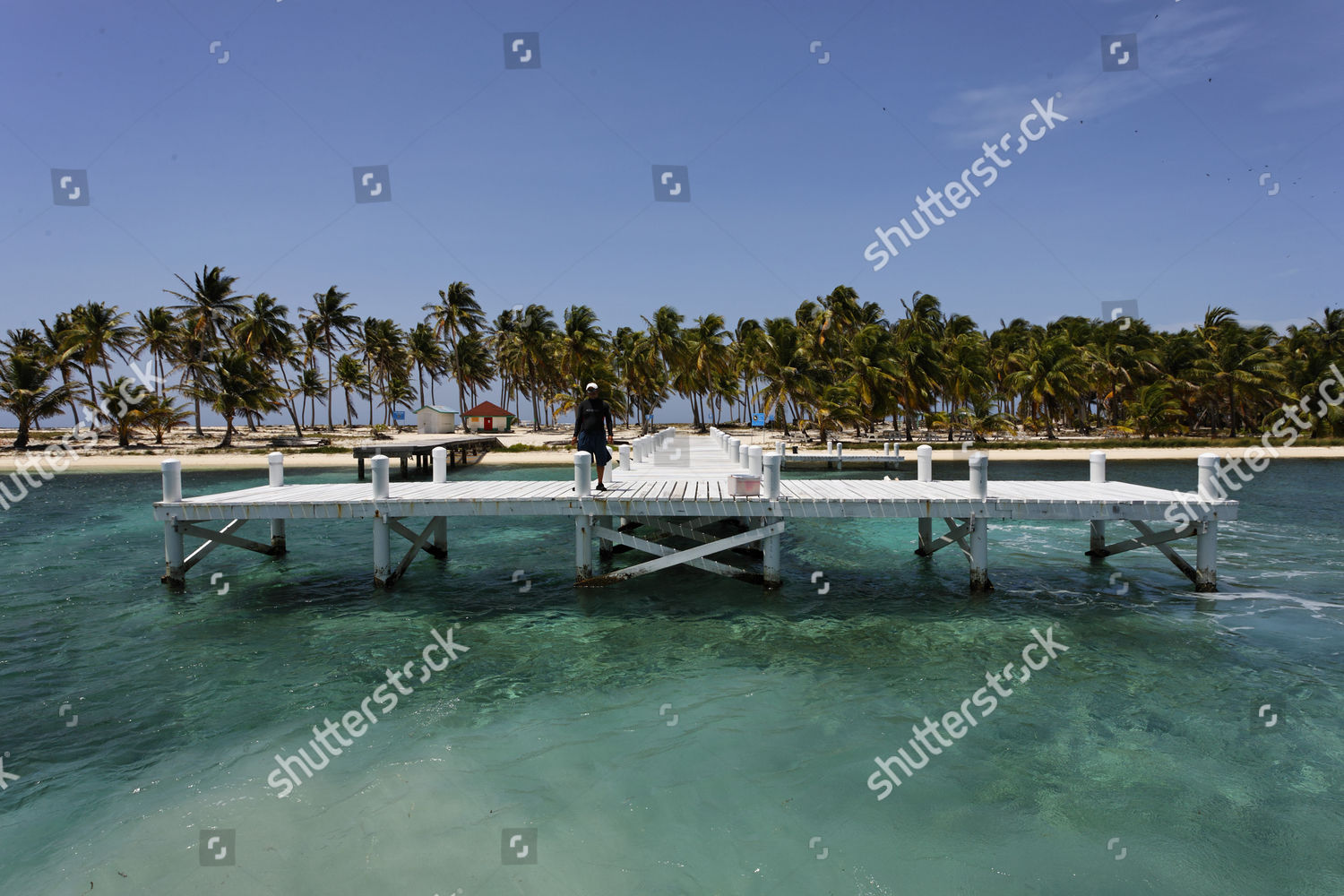Jetty Front Island Nature Park Half Editorial Stock Photo - Stock Image ...