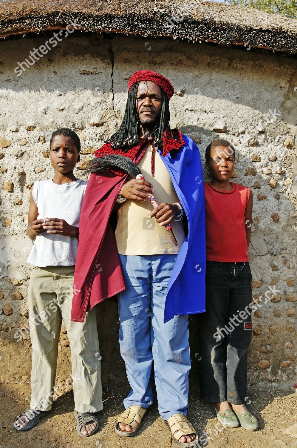 Sangoma Shaman Traditional Healer Zulu People Editorial Stock Photo ...
