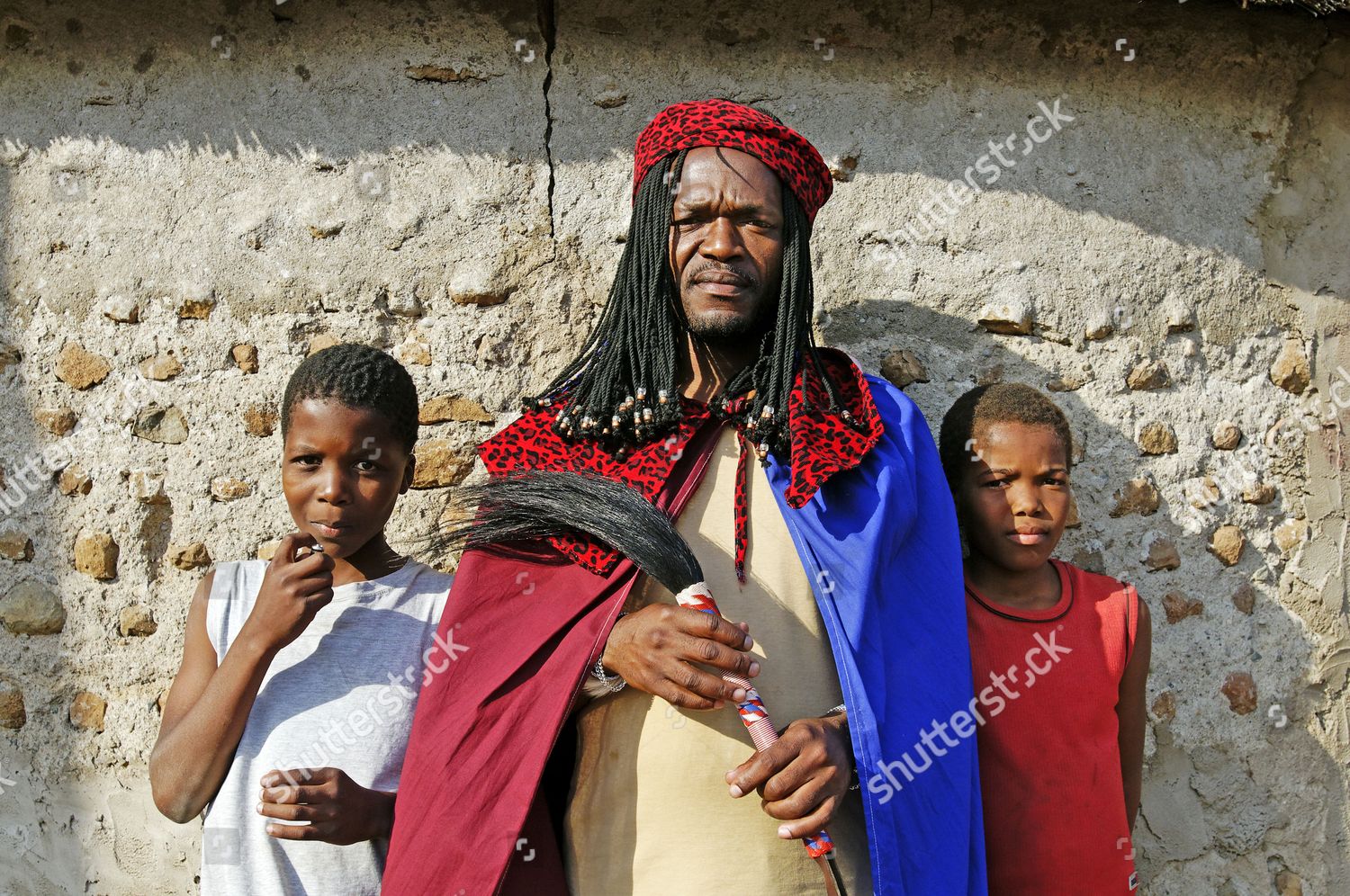 Sangoma Shaman Traditional Healer Zulu People Editorial Stock Photo ...
