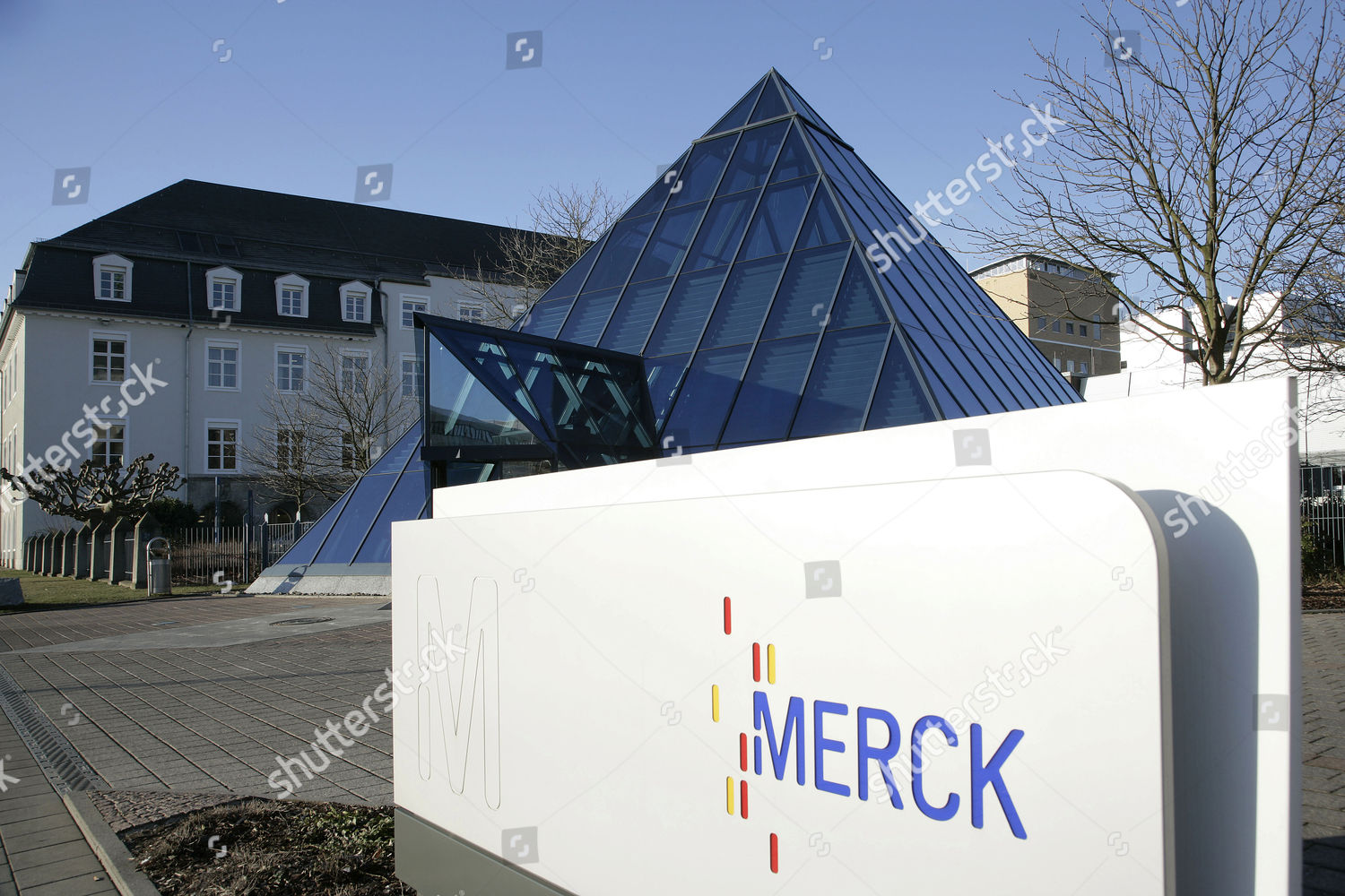 Corporate Headquarters Merck Kgaa Darmstadt Hessen Editorial Stock ...