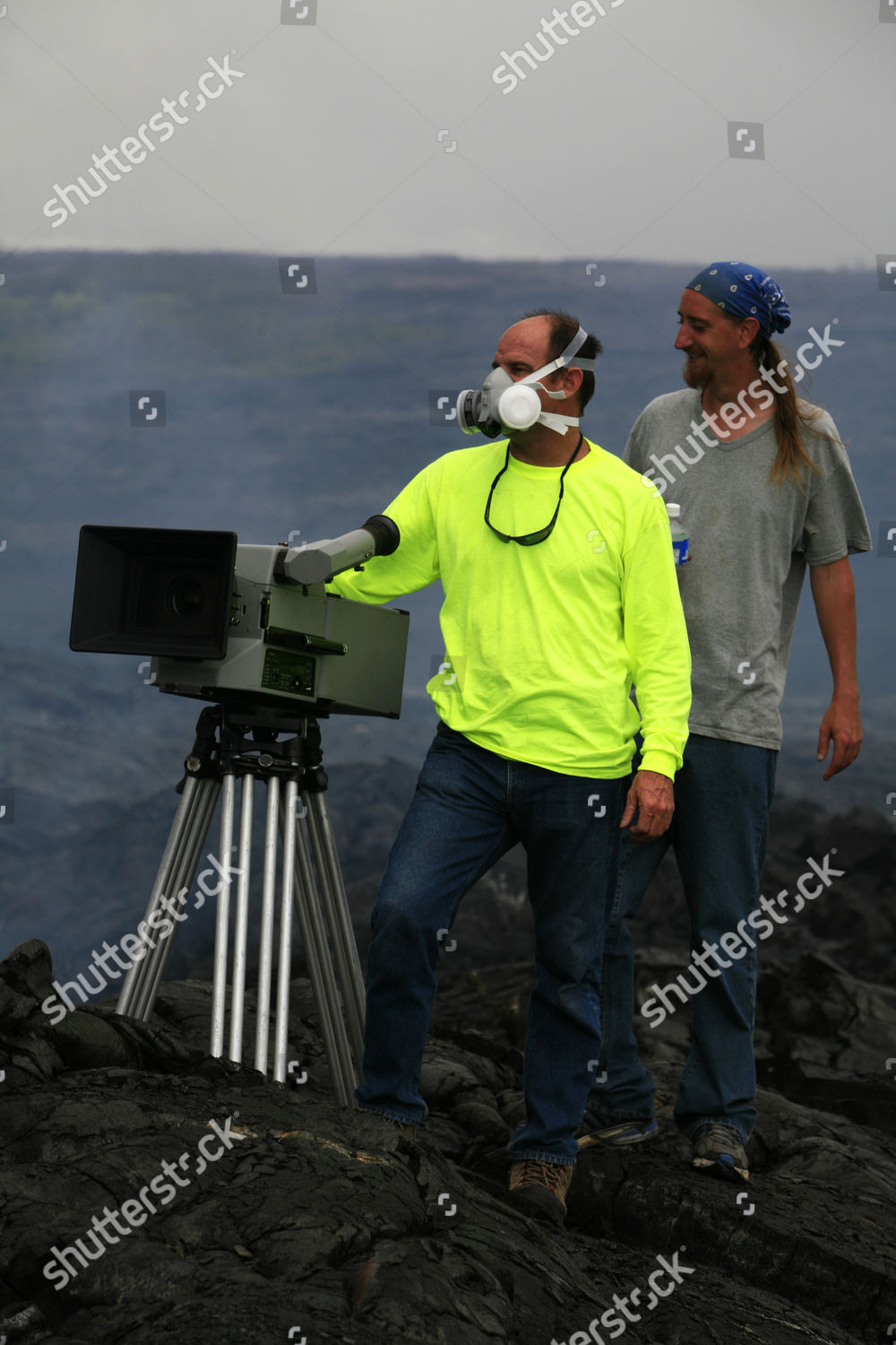 National Geographic Imax Camera Team During Editorial Stock Photo ...