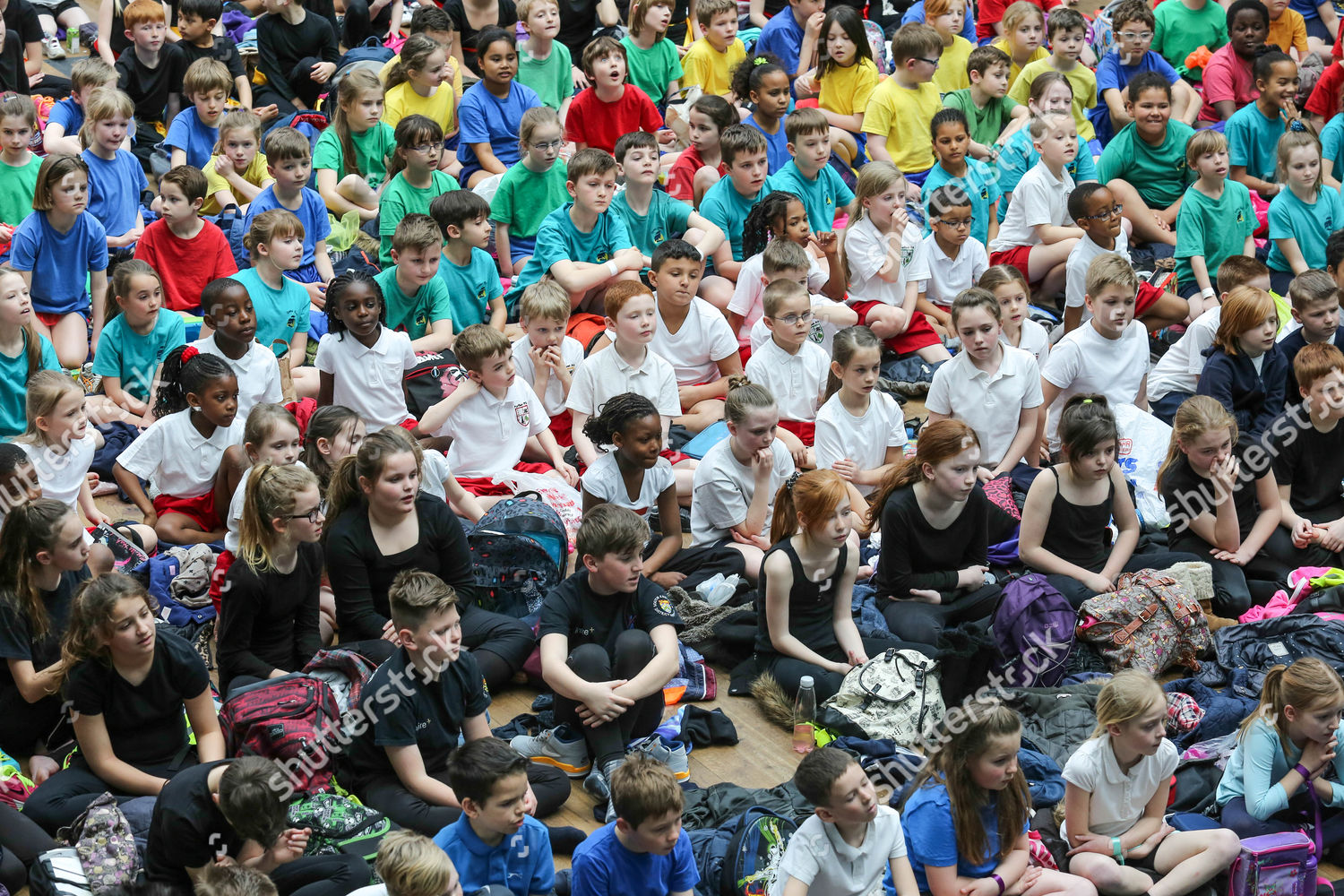 School Children Audience Dance Dynamic Performance Editorial Stock ...