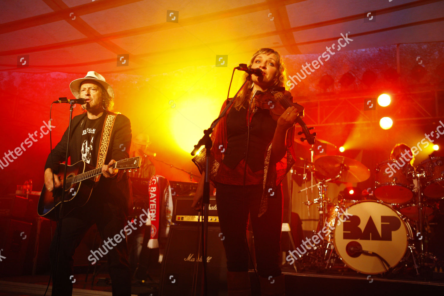 Bap Cologne Rock Band Open Air Editorial Stock Photo - Stock Image ...