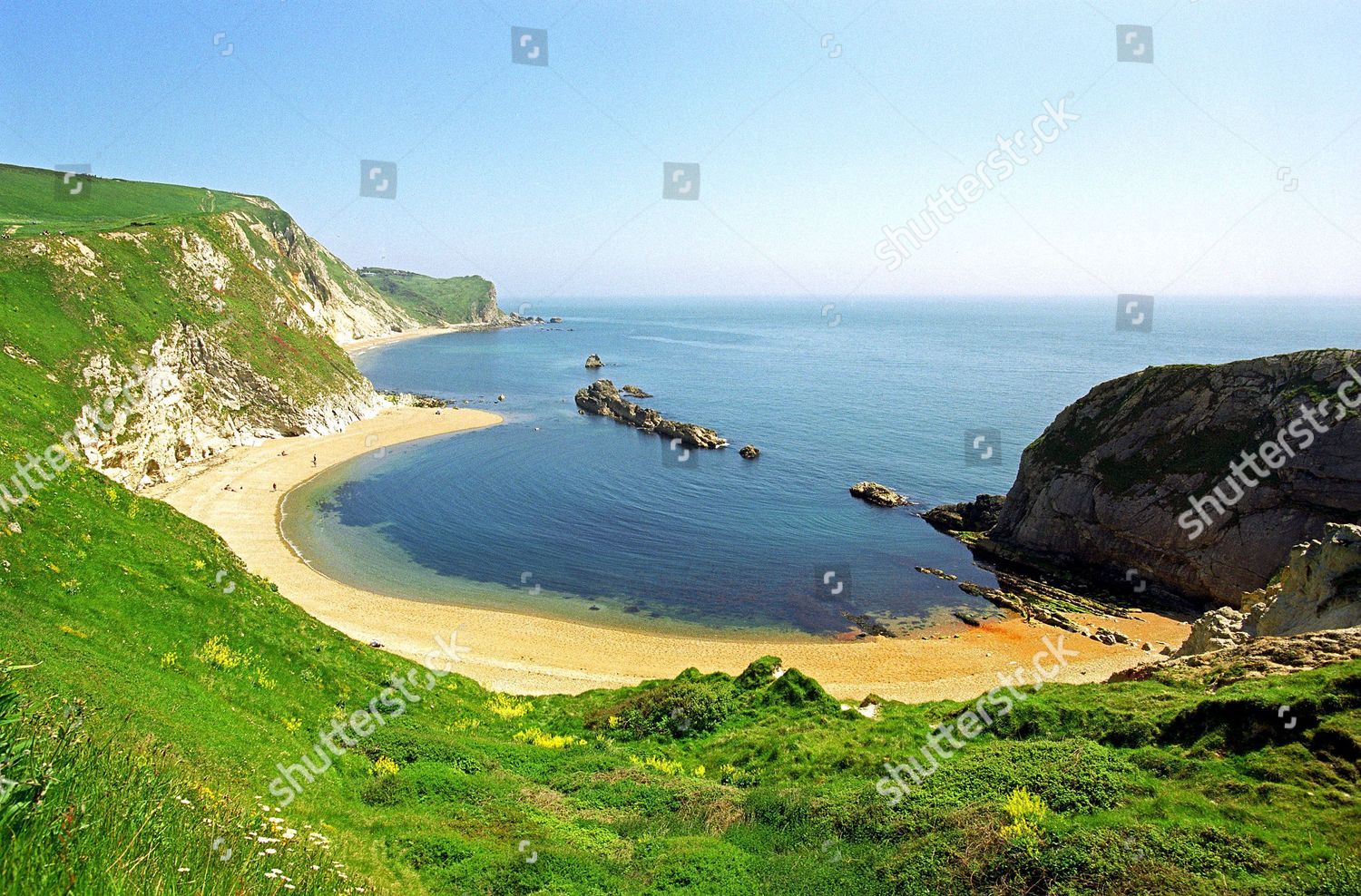 Man O War Bay Dorset Britain Editorial Stock Photo - Stock Image ...