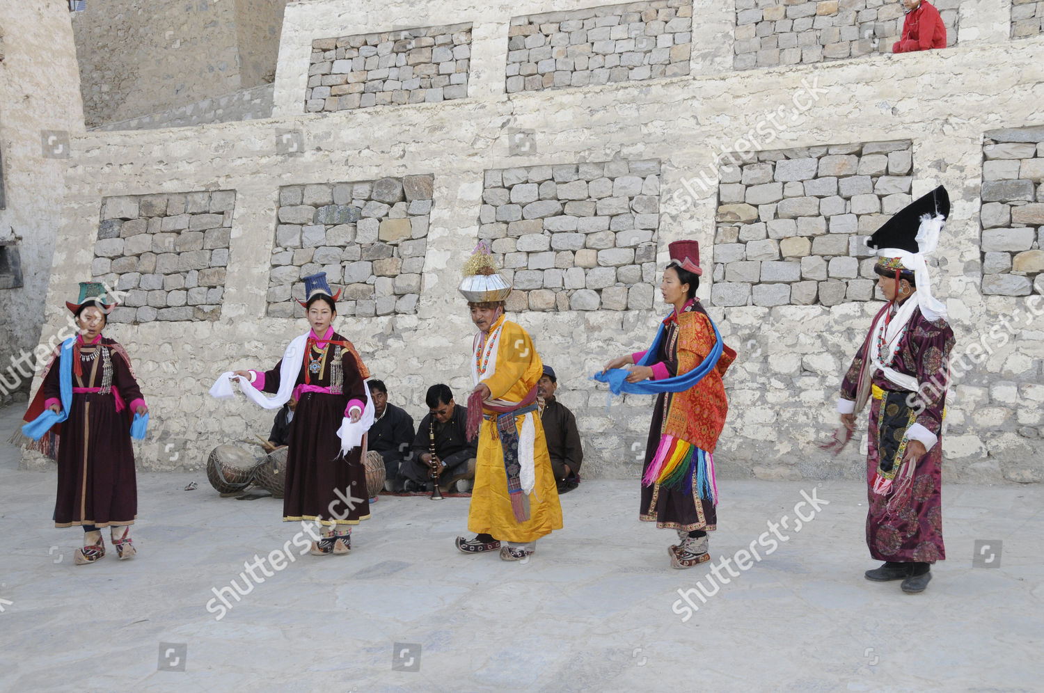 Traditional Ladakhi Dance Front Palace Leh Editorial Stock Photo ...