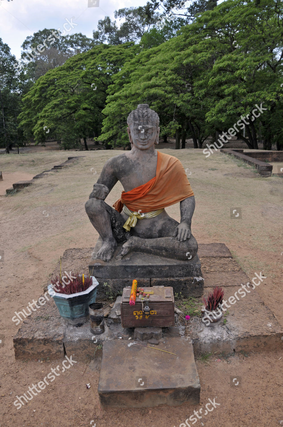 Statue Yama Hindu God Death Terrace Editorial Stock Photo - Stock Image ...