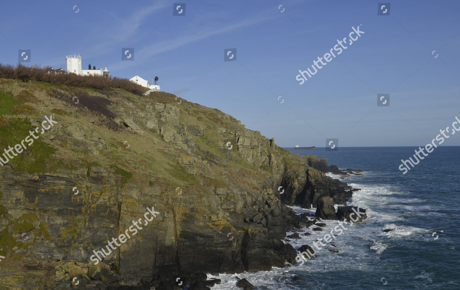 Lizard Point Lighthouse Lizard Editorial Stock Photo - Stock Image ...
