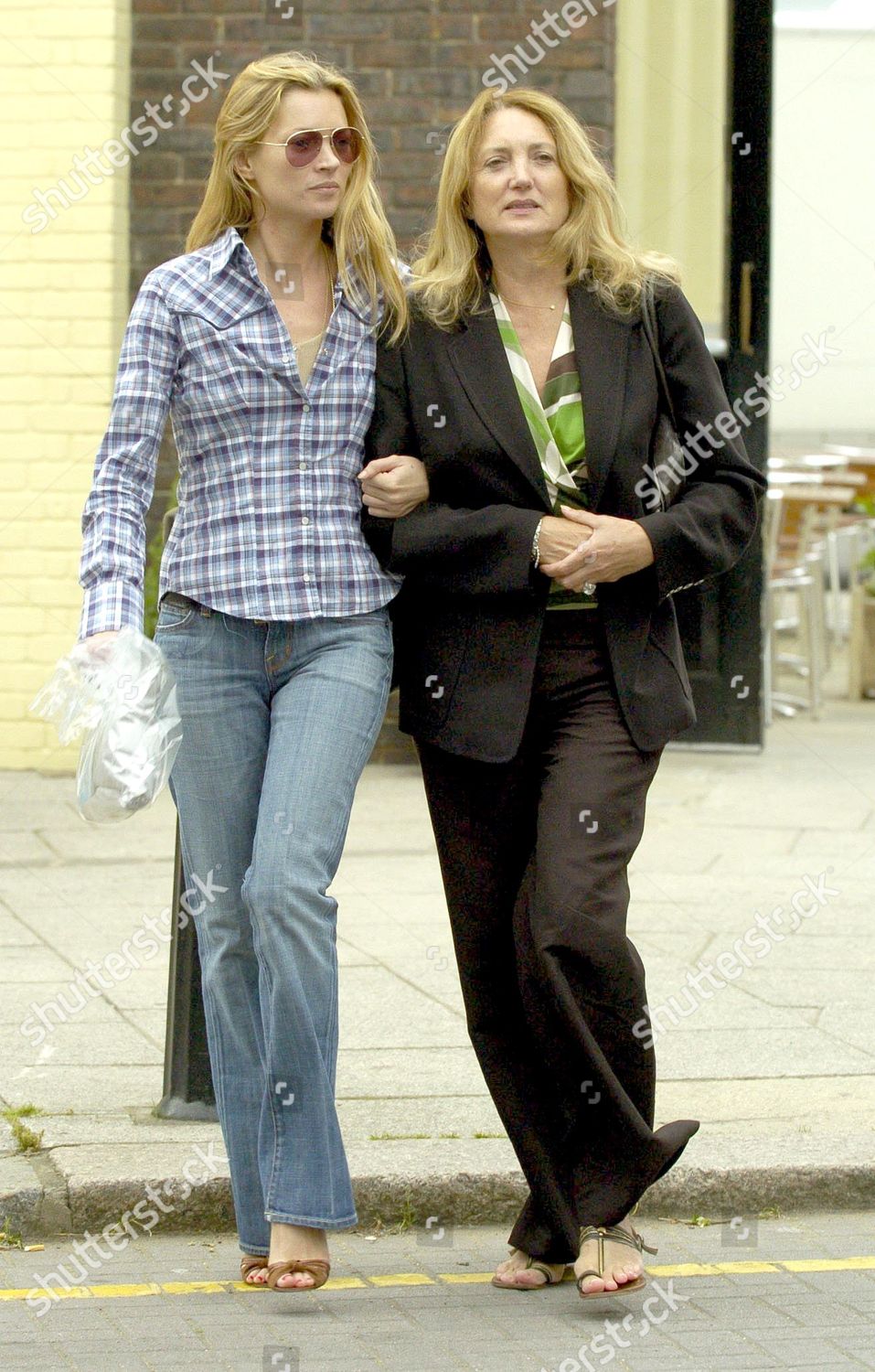 Kate Moss Mother Linda Moss Editorial Stock Photo - Stock Image ...