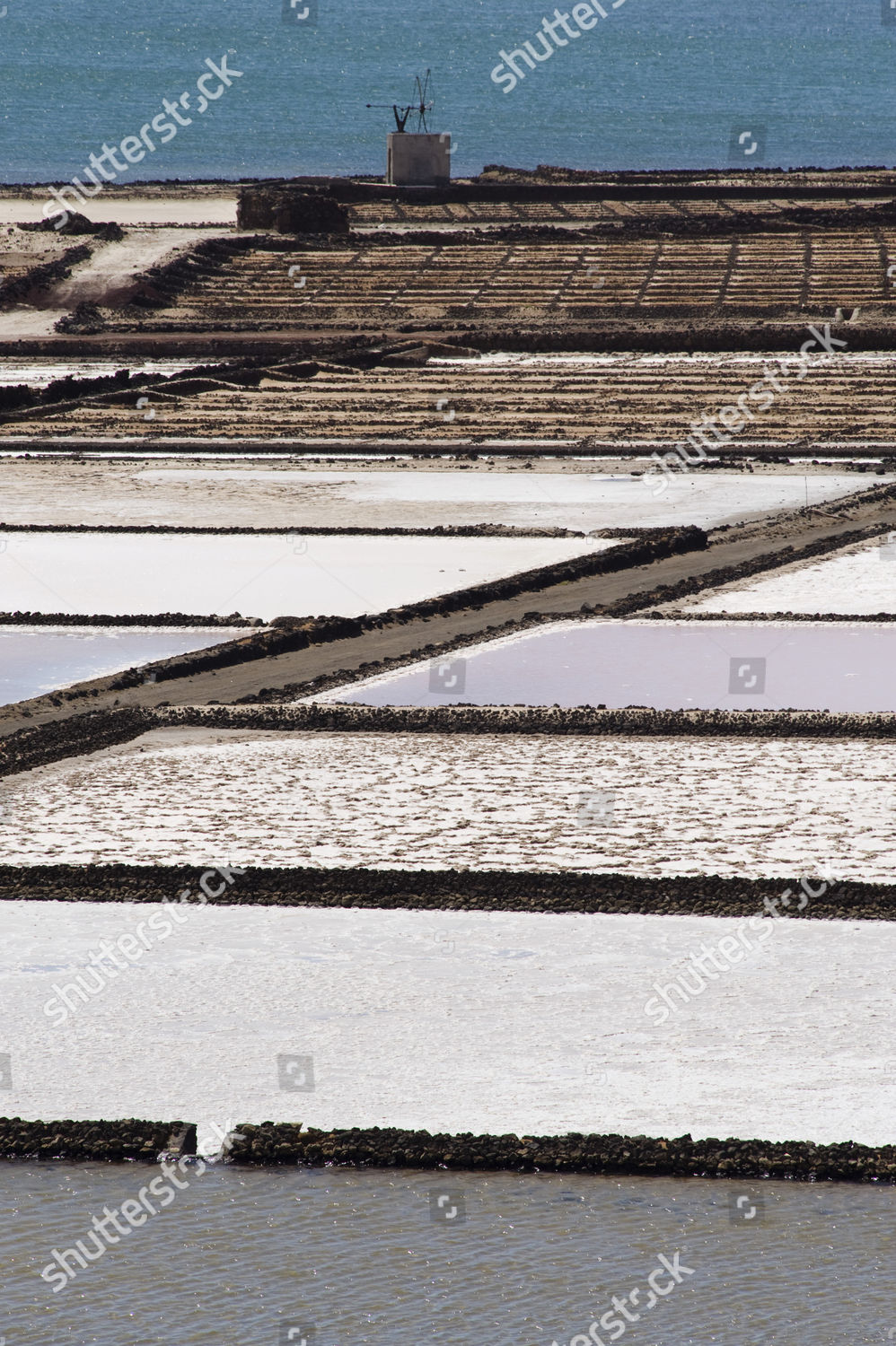 Sea Salt Refinery Pools Brine Salinas Editorial Stock Photo - Stock ...
