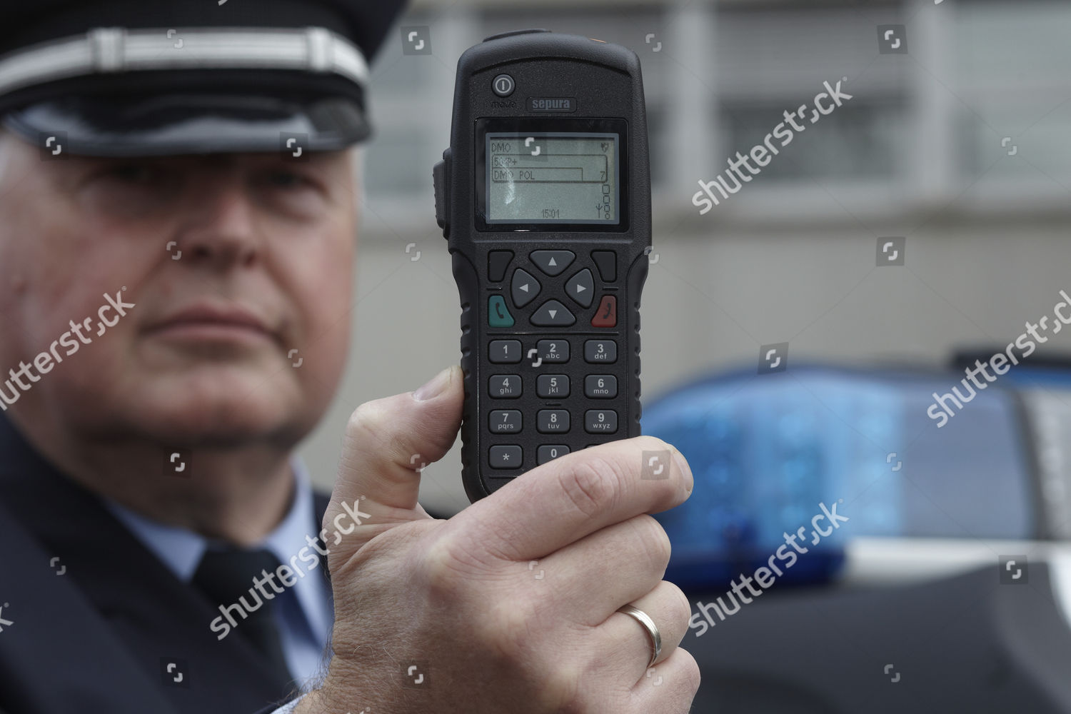 Police Officer Displaying New Digital Radio Editorial Stock Photo ...