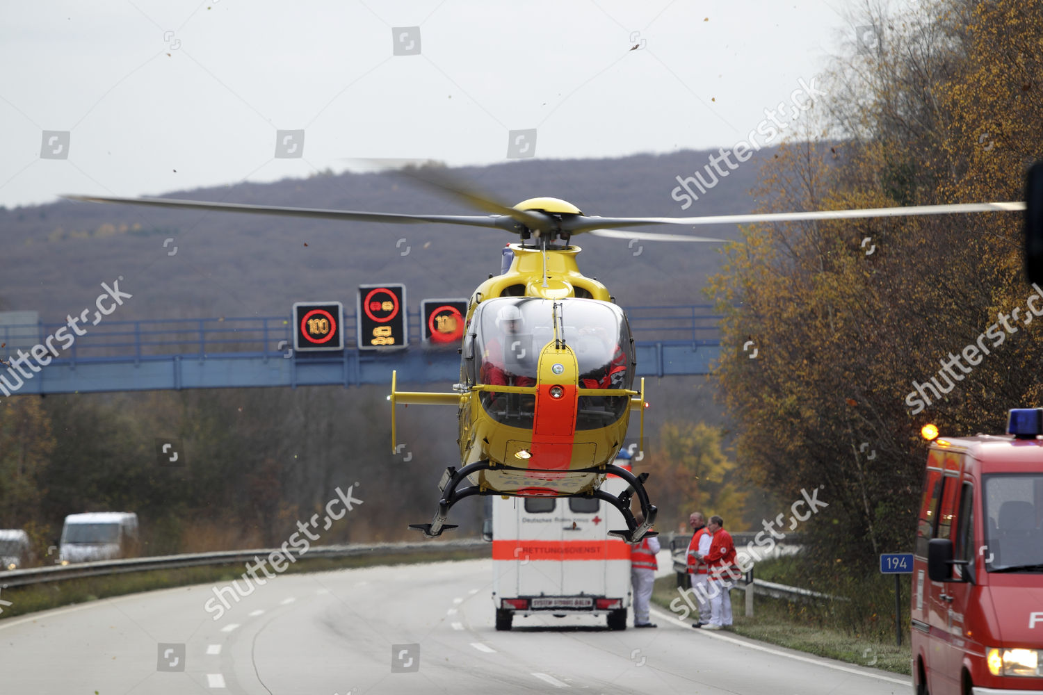Adac Ec 135 Rescue Helicopter Takingoff Editorial Stock Photo - Stock ...