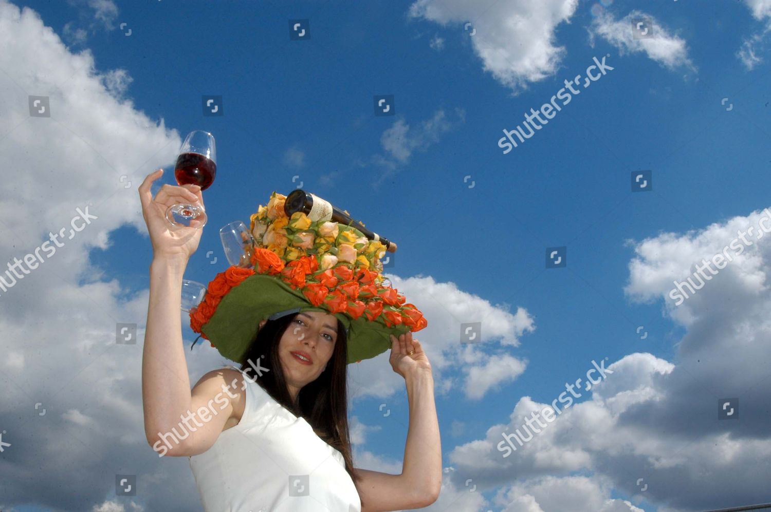 Model Samia Rida Wearing Hat Covered Editorial Stock Photo - Stock ...