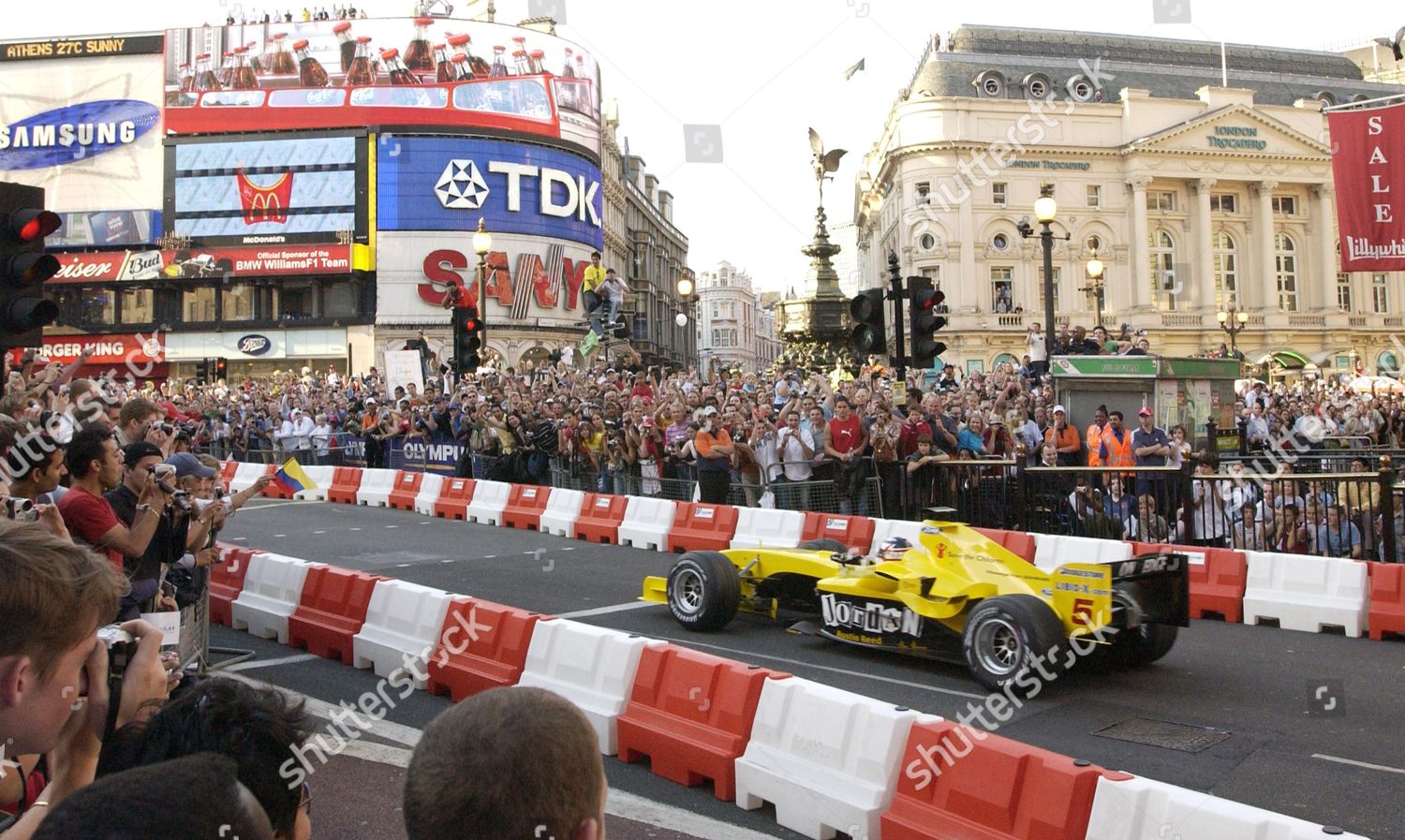 Nigel Mansell His Jordan Formula 1 Editorial Stock Photo - Stock Image ...
