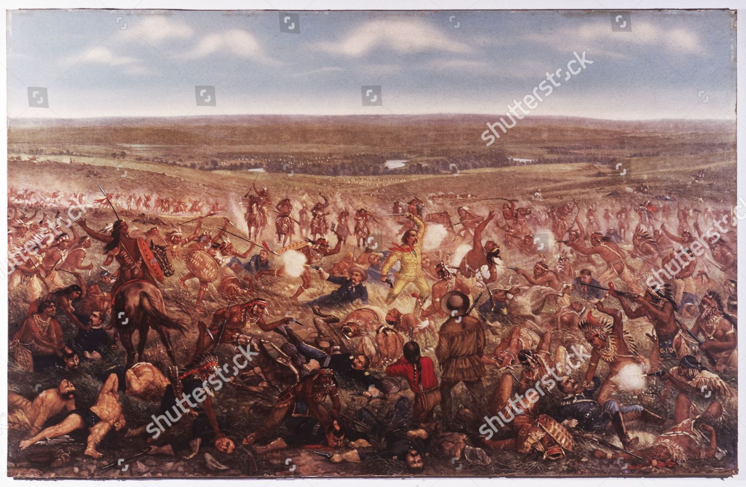 Custers Last Fight General George Armstrong Editorial Stock Photo ...