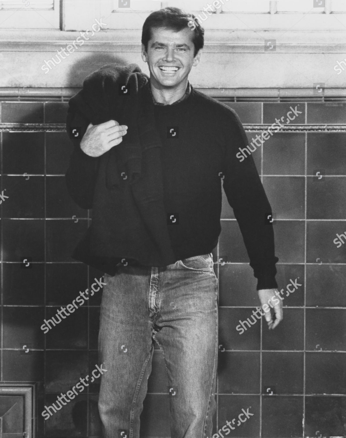 Jack Nicholson Smiling Portrait Onset Film Editorial Stock Photo ...