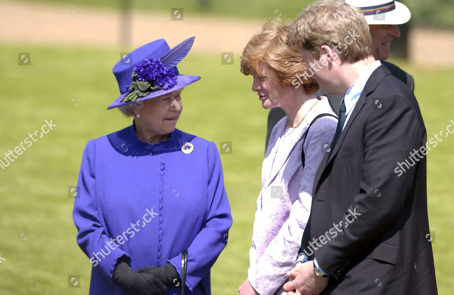 Queen Elizabeth Ii Lady Sarah Mccorquodale Editorial Stock Photo ...
