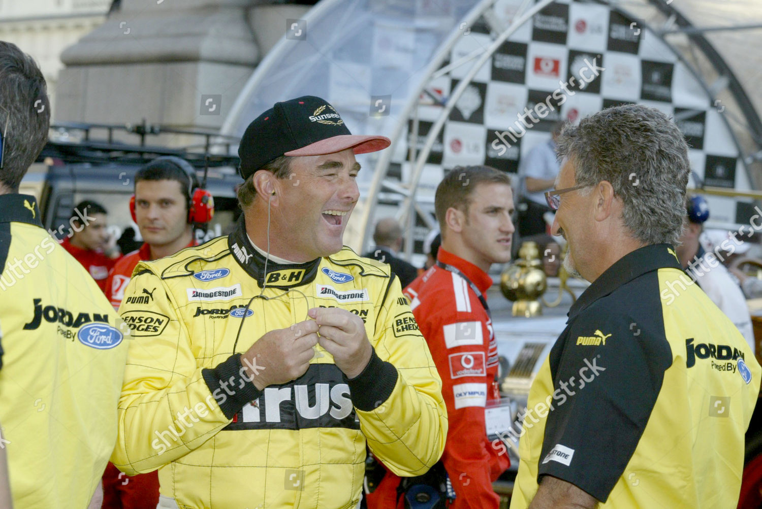 Nigel Mansell Eddie Jordan Editorial Stock Photo - Stock Image ...