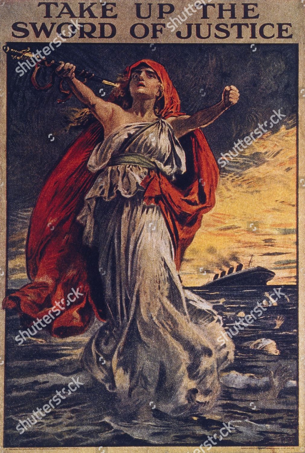 Take Sword Justice British Poster Related Editorial Stock Photo - Stock ...