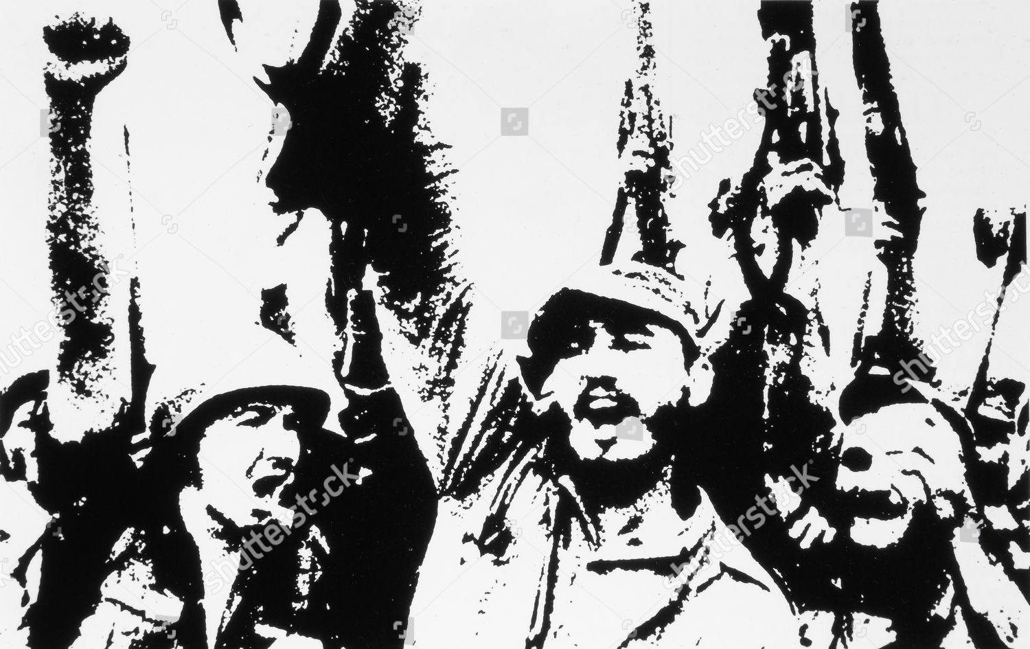 Fidel Castro His Victorious Soldiers Havana Editorial Stock Photo ...