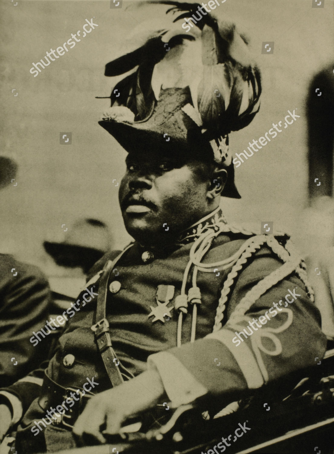 Marcus Garvey 18871940 Jamaicanborn Activist Political Editorial Stock ...