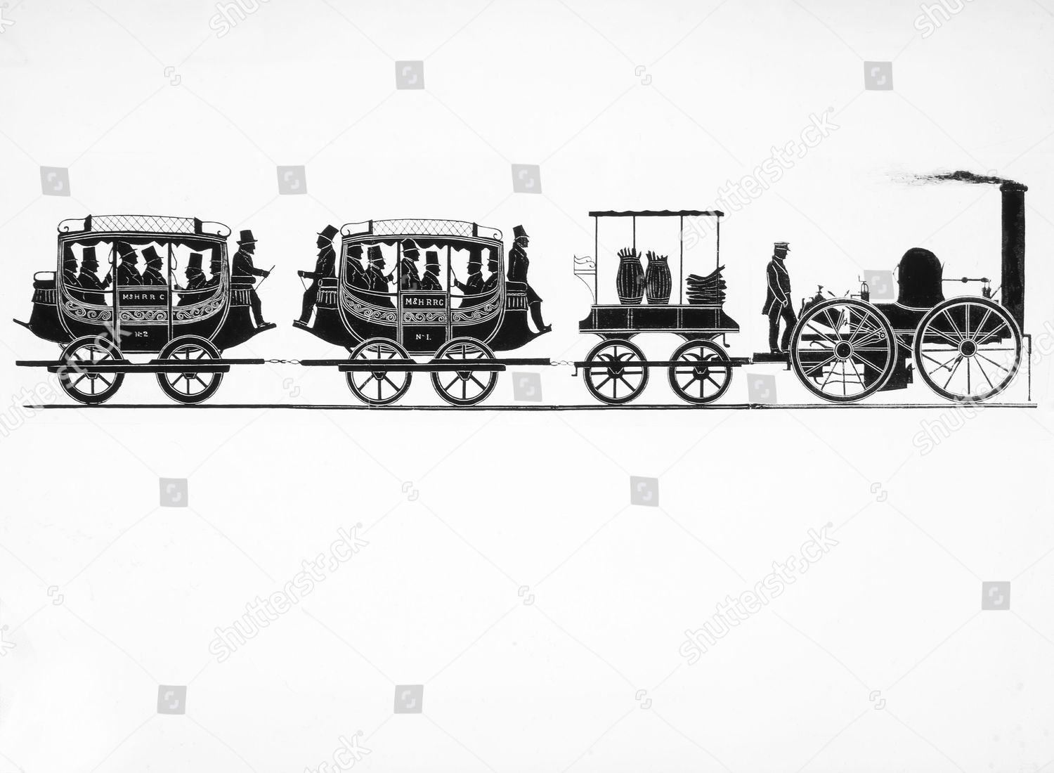 Dewitt Clinton Third Locomotive Train Built Editorial Stock Photo ...