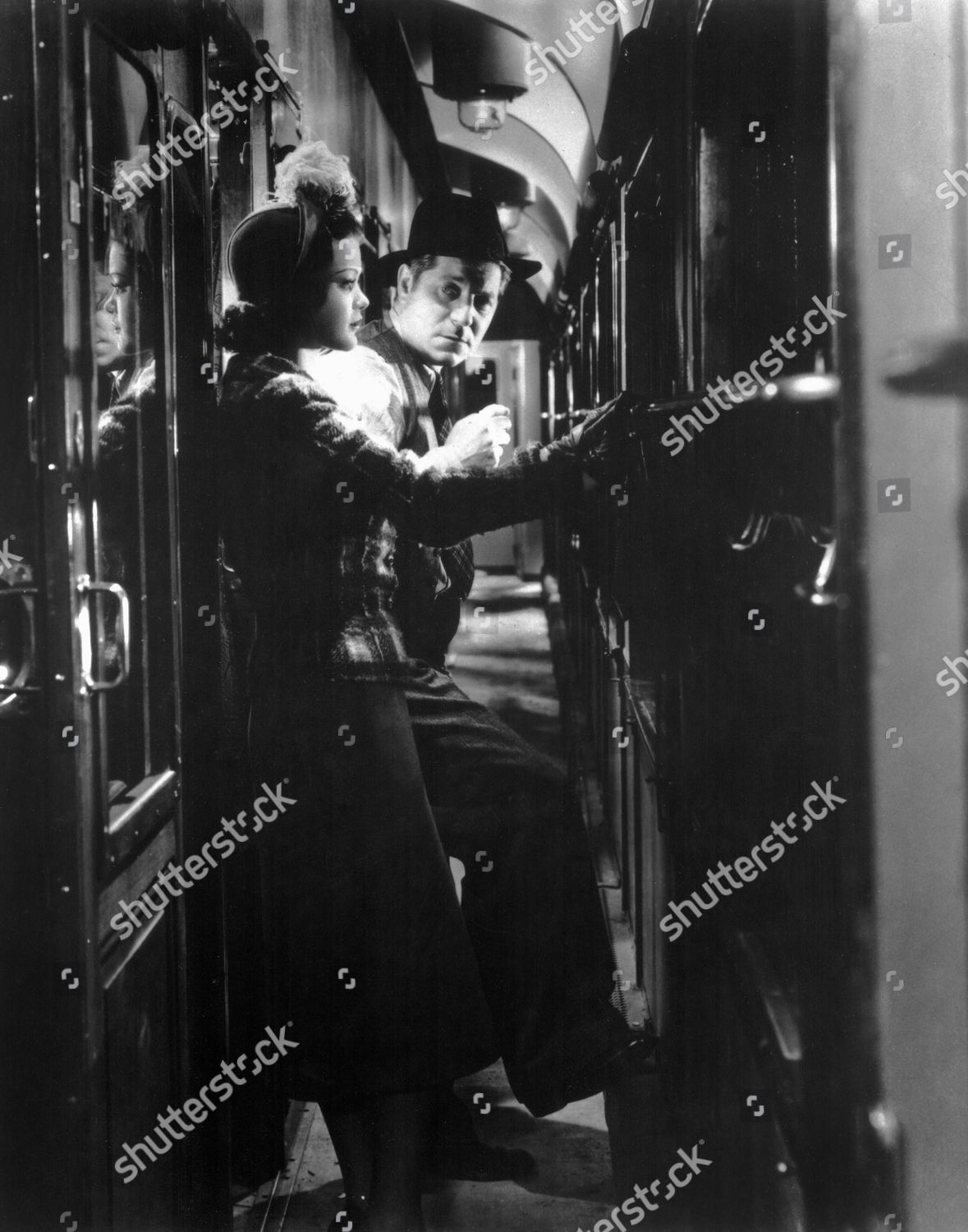 Simone Simon Jean Gabin Onset Film Editorial Stock Photo - Stock Image ...