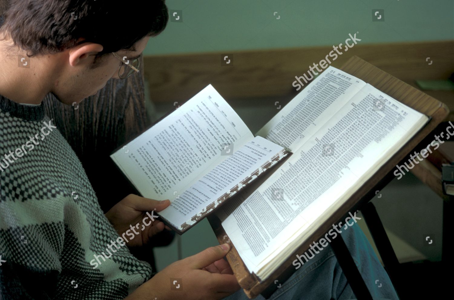 Studying Torah Yeshivah Israel Editorial Stock Photo - Stock Image ...