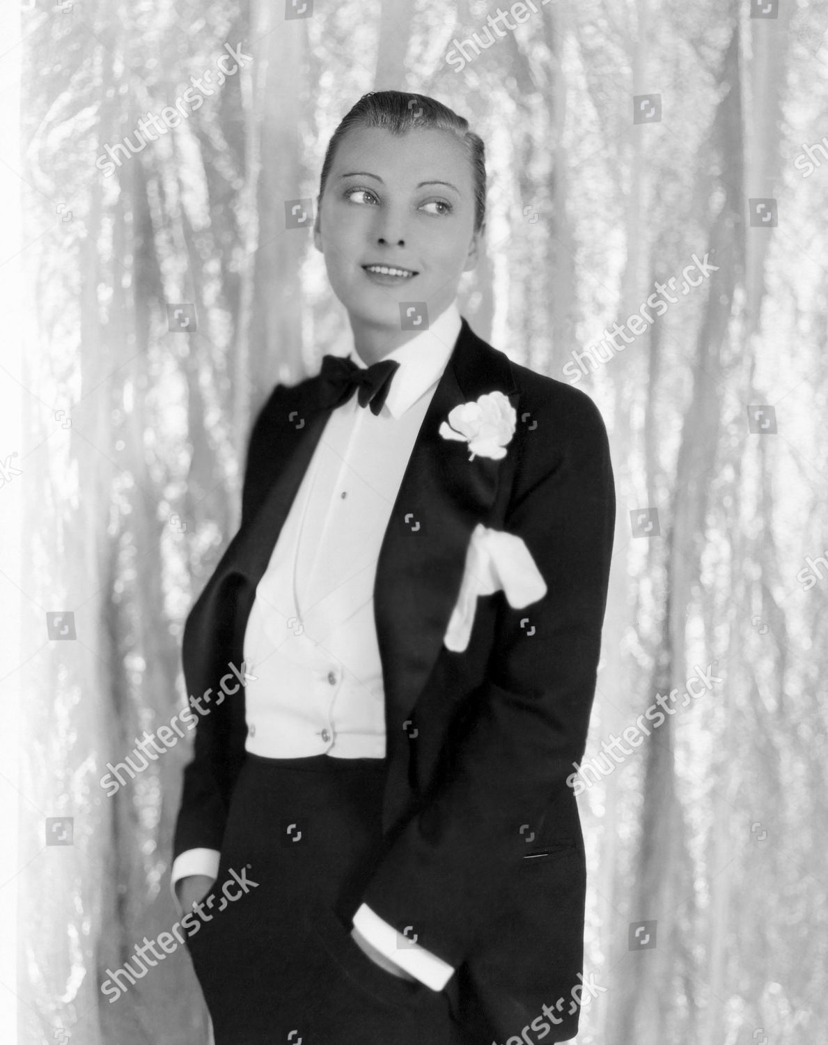 Dorothy Mackaill Portrait Tuxedo Onset Film Editorial Stock Photo ...