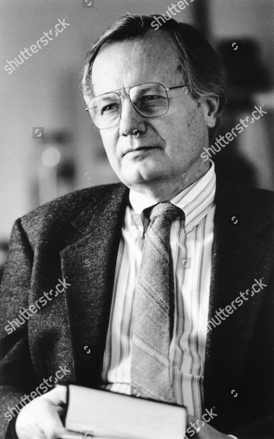 Bill Moyers American Journalist White House Editorial Stock Photo ...