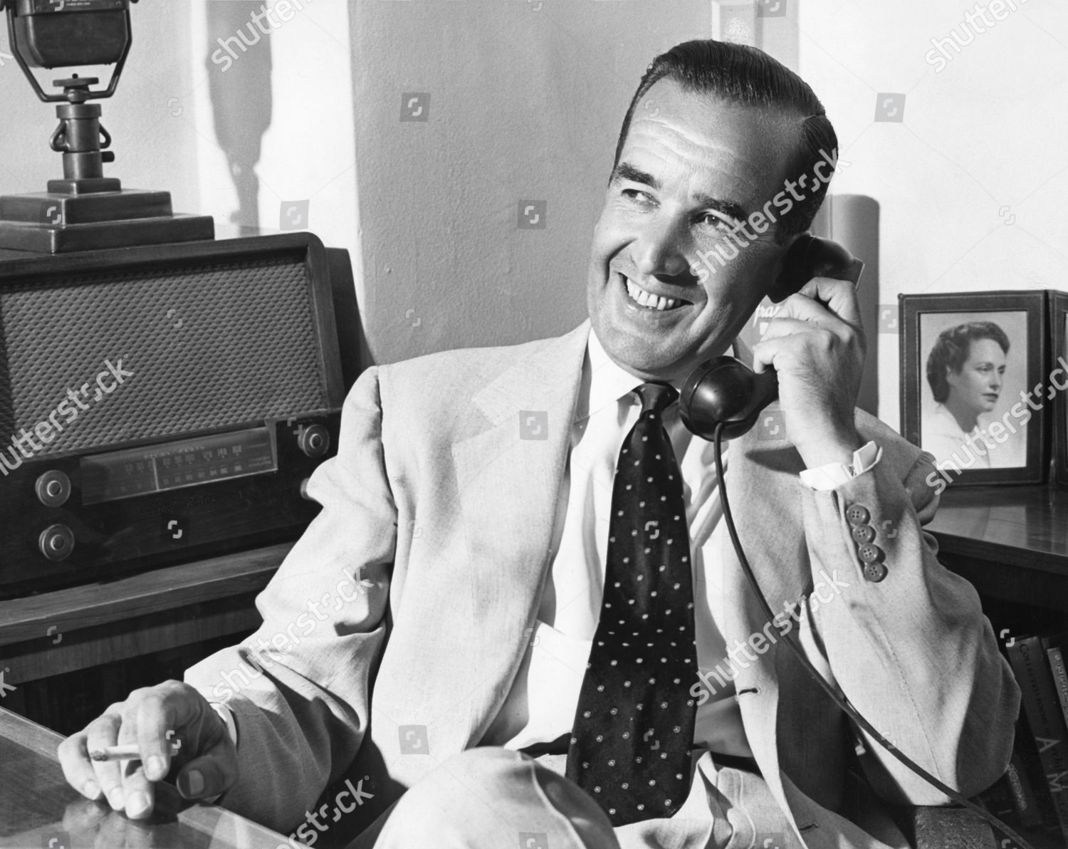 Edward R Murrow 19081965 American Broadcast Editorial Stock Photo ...