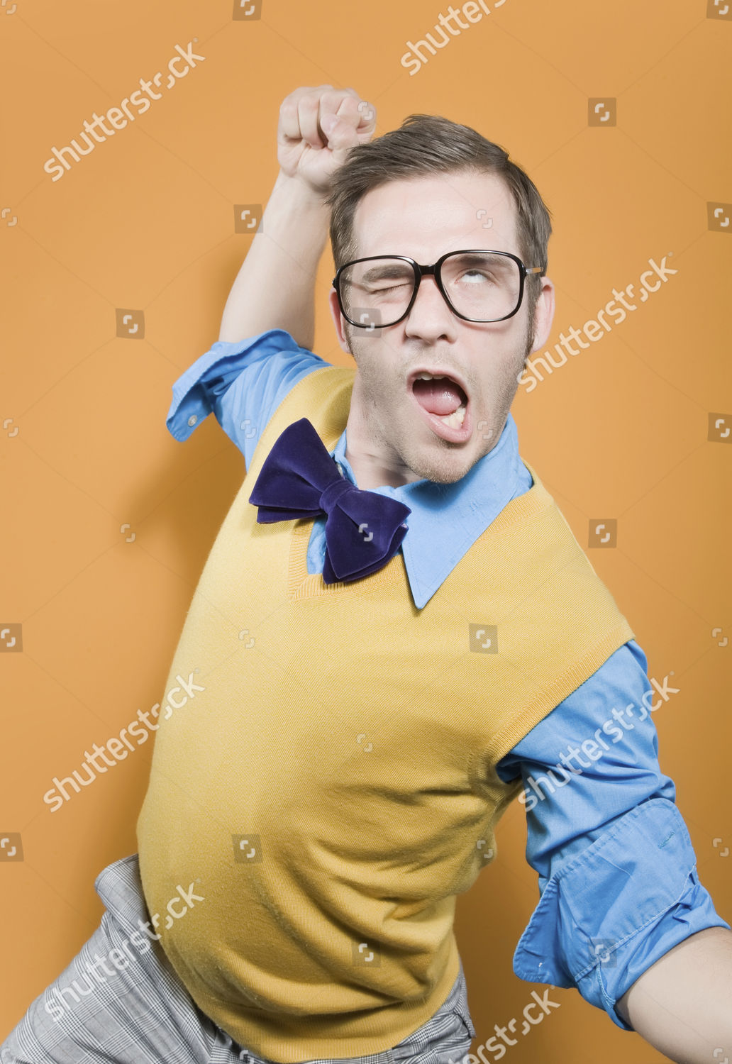 Model Released Nerd Dancing Editorial Stock Photo - Stock Image ...