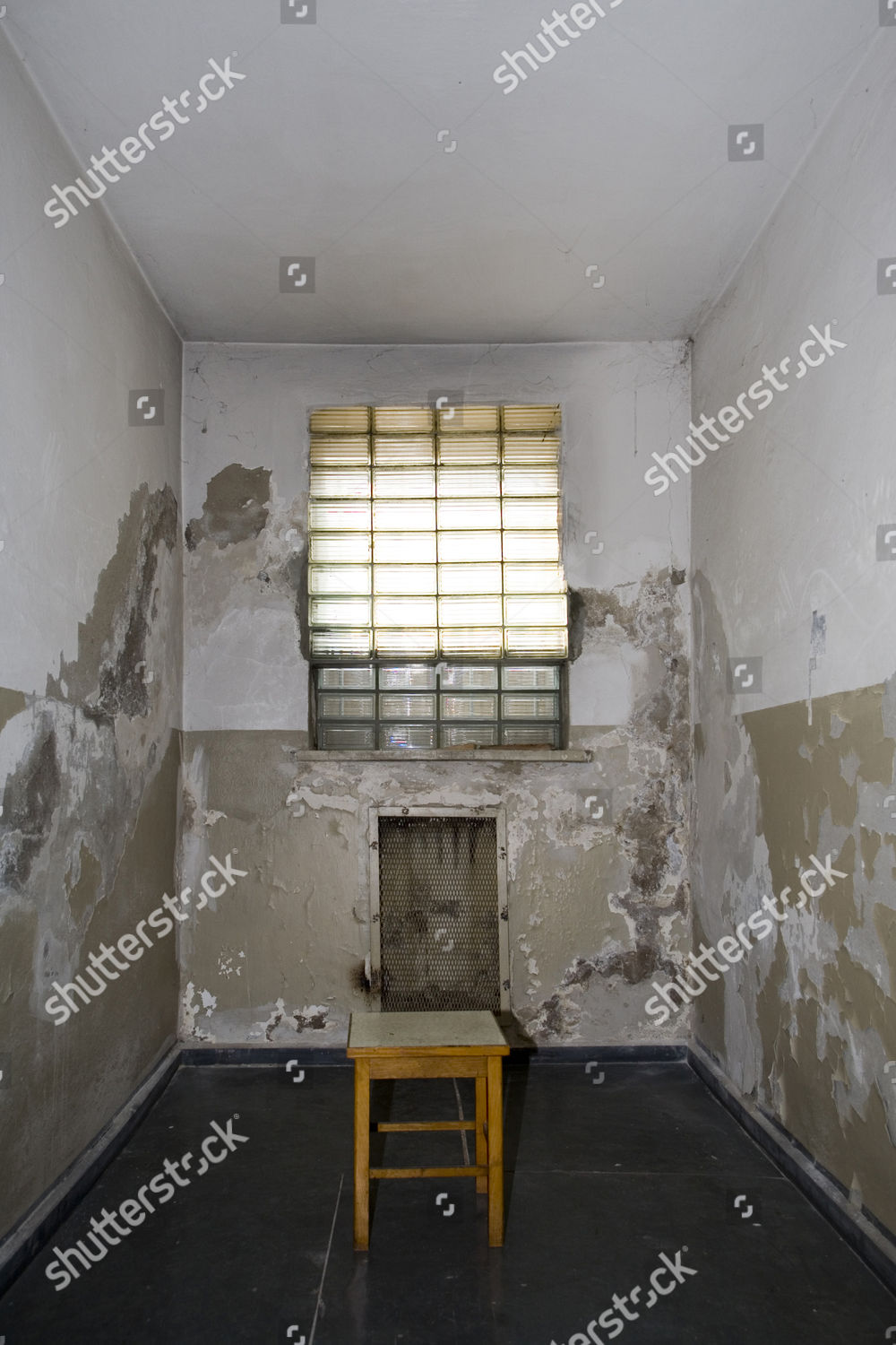 Prison Cell Stool Berlinhohenschoenhausen Memorial Former Editorial ...