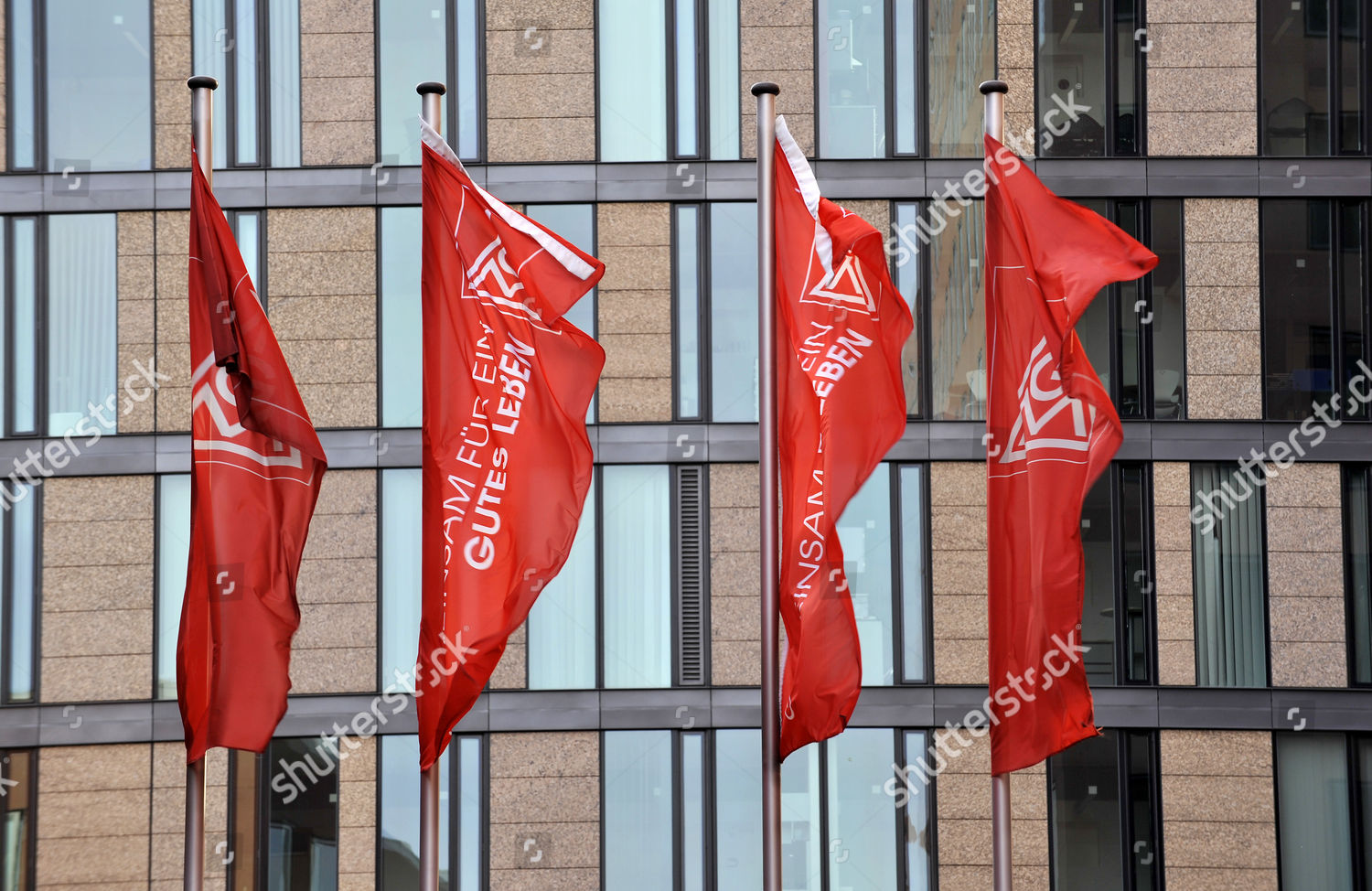 Building Ig Metall Trade Union Flags Editorial Stock Photo - Stock Image | Shutterstock