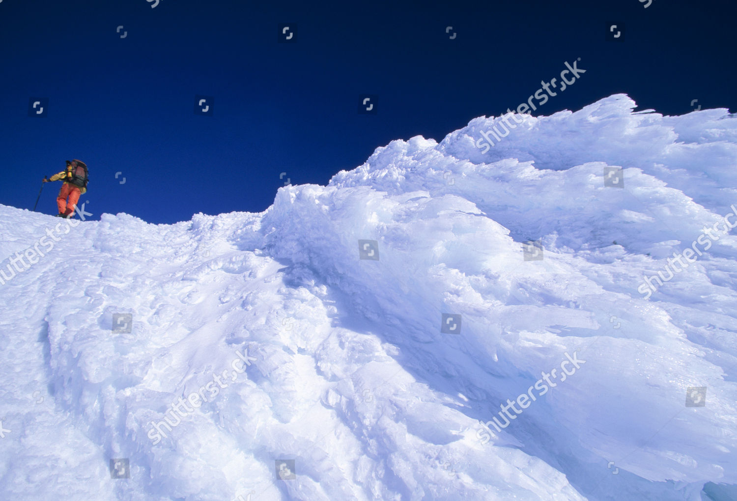 Ascent Villarrica Volcano Patagonia Lake District Editorial Stock Photo ...