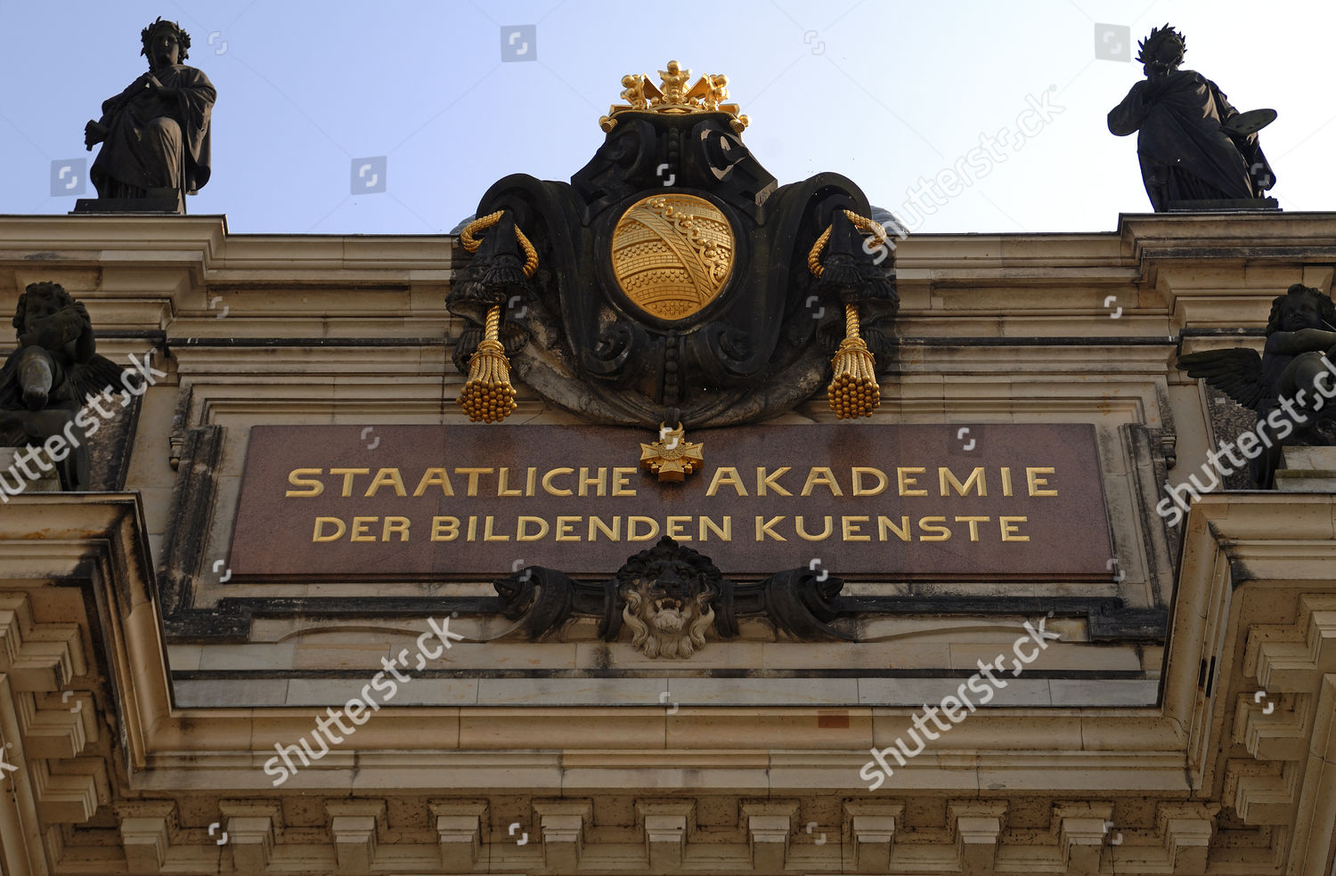 Entrance Staatliche Akademie Der Bildenden Kuenste Editorial Stock ...