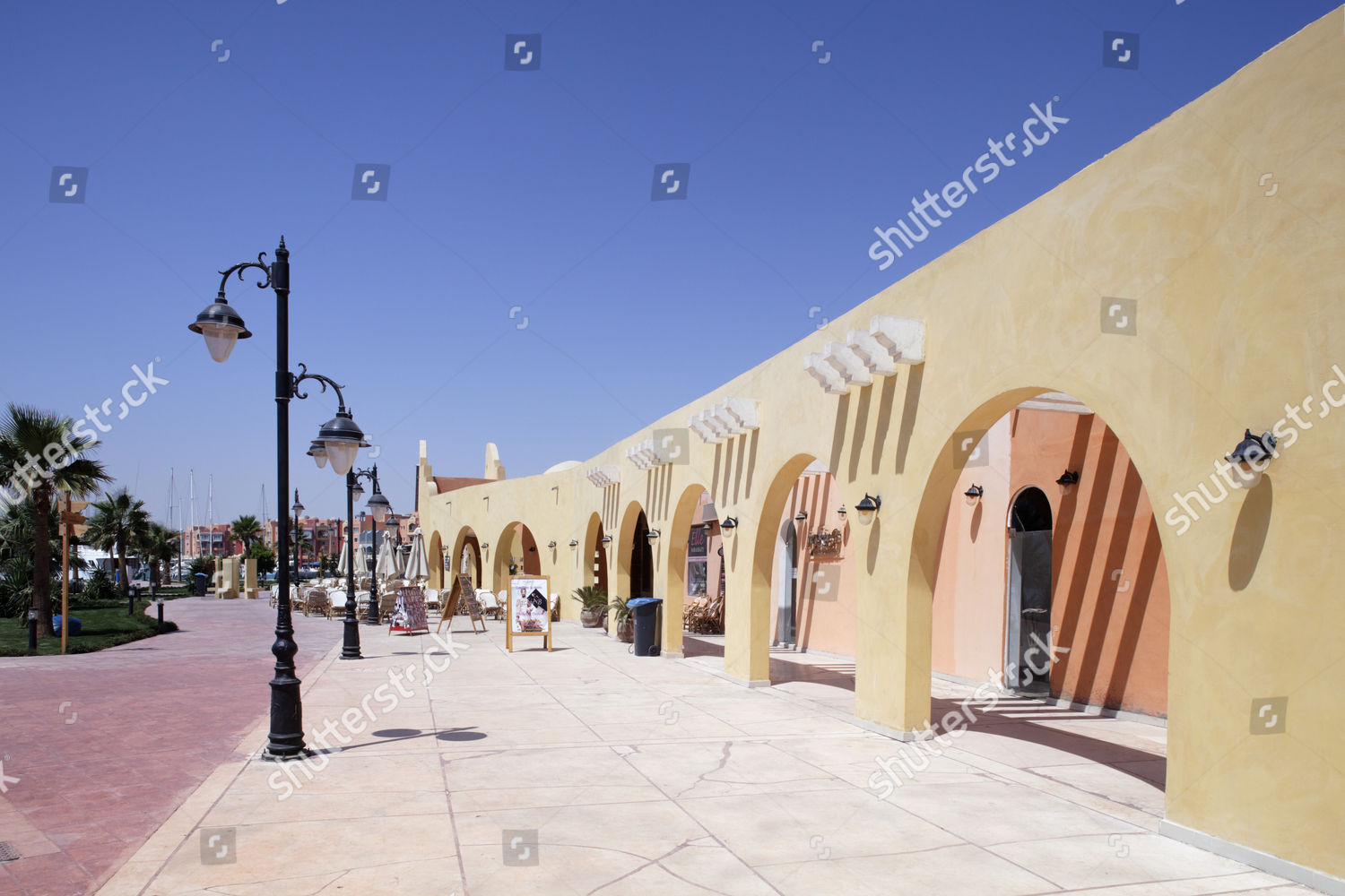 Arcades Arches Street Lamp Traditional Market Editorial Stock Photo ...