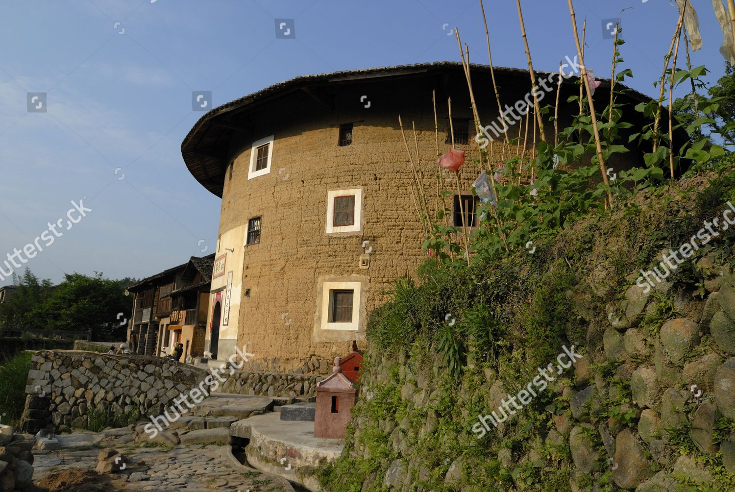 Round House Chinese Tulou Round Adobe Editorial Stock Photo - Stock ...