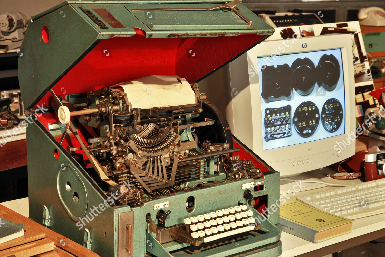 Lorenz Teleprinter Radom Technology Museum Raisting Editorial Stock Photo - Stock Image ...