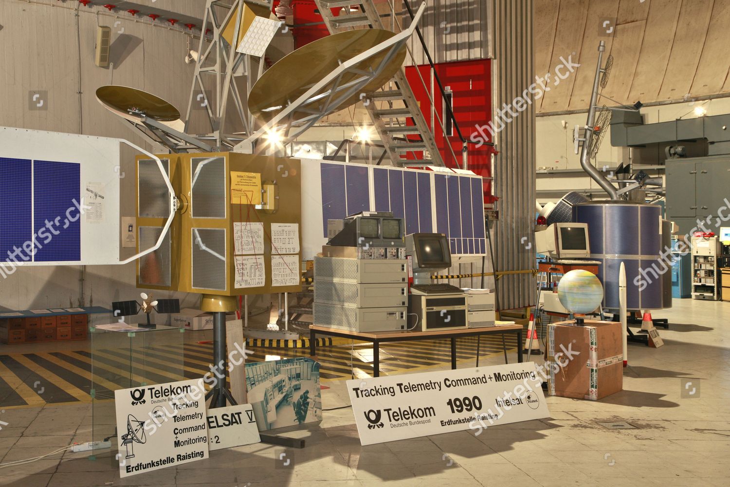 Intelsat V Satellite Model 12 Ground Editorial Stock Photo - Stock ...