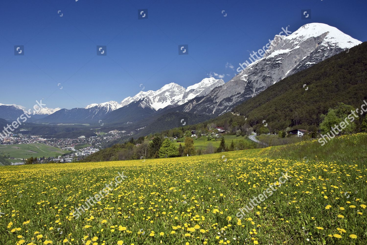 View Inntal Valley Telfs Mt Hohe Editorial Stock Photo - Stock Image ...