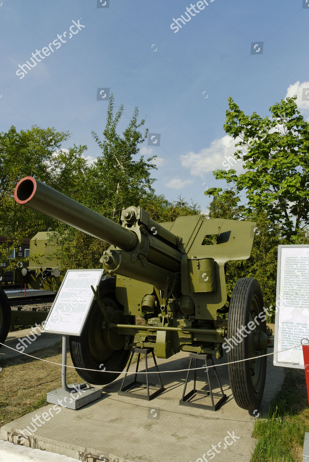 Soviet 122 Mm M30 Howitzer Model Editorial Stock Photo - Stock Image ...