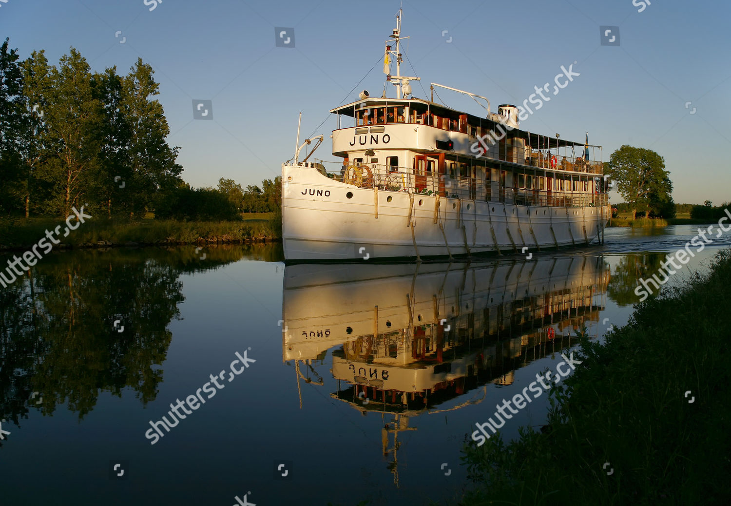 Ship Juno On Goeta Canal Sweden Editorial Stock Photo - Stock Image ...
